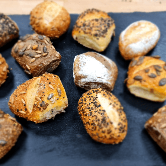 Organic Party Semmeln, Organic Party buns, mixed 12 piece, only ...