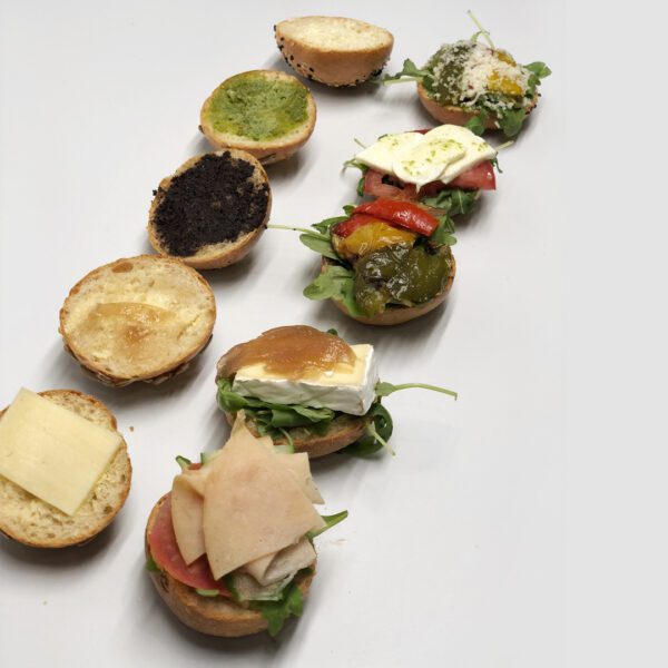 Party-bun mini Sandwiches - minimum order 30 pcs - Munich Finest Bakery
