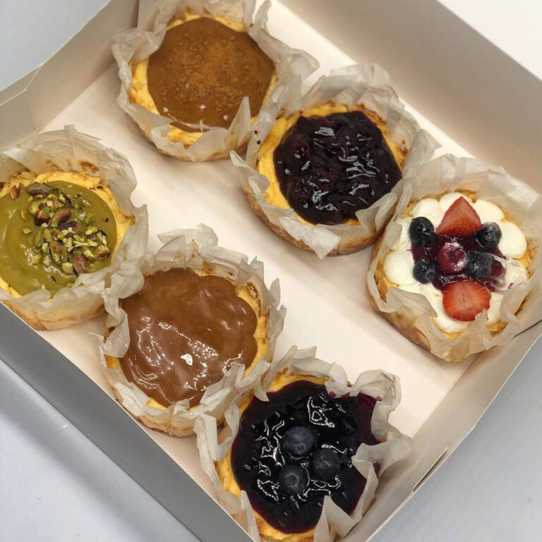 Basque Cheesecake with Fruits & Cream Cheese | Bakery in Dubai
