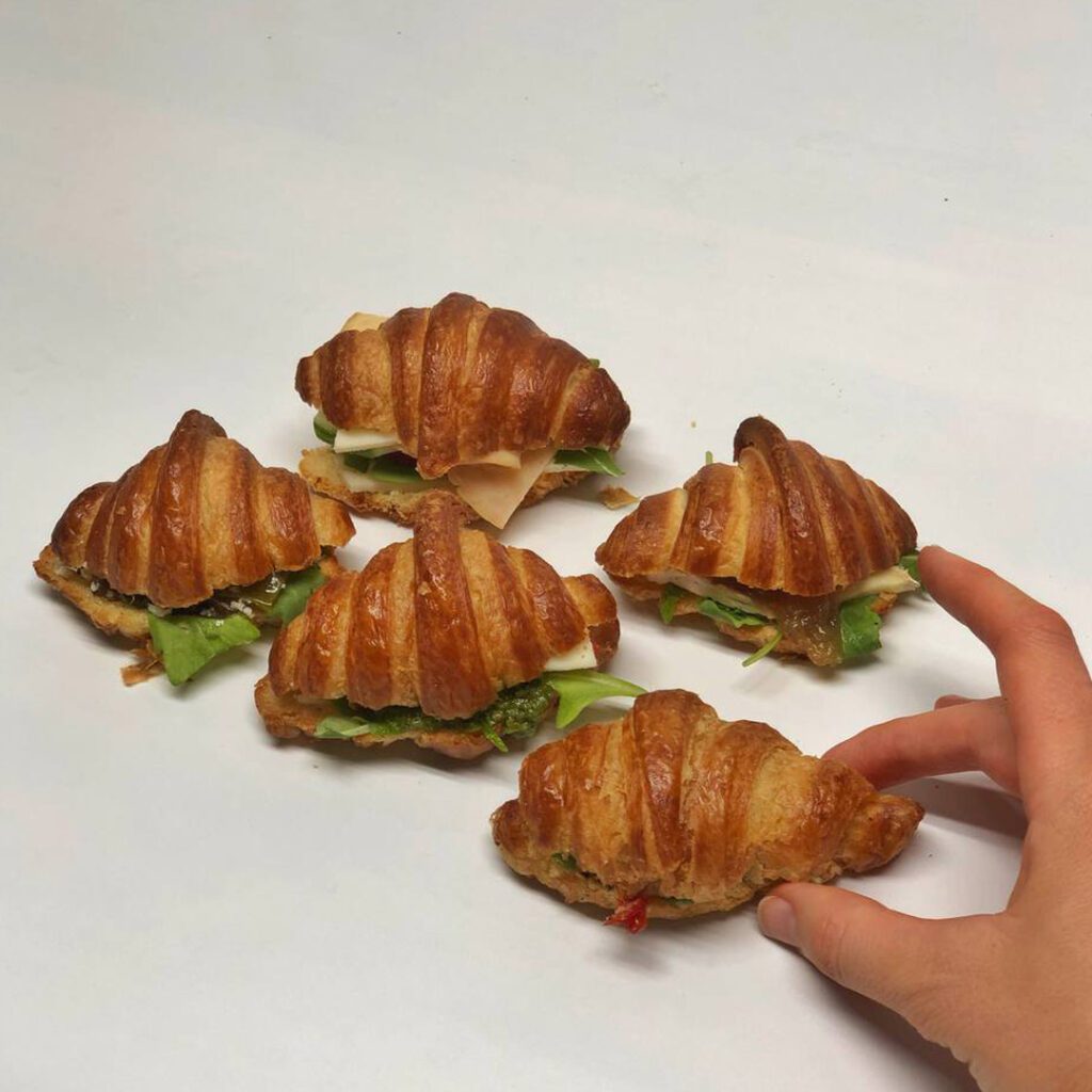 Mini Croissant Sandwiches - minimum order 30 pcs - Munich Finest Bakery
